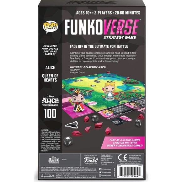 Funko | Games | Funkoverse Disney Alice In Wonderland Strategy Game New ...